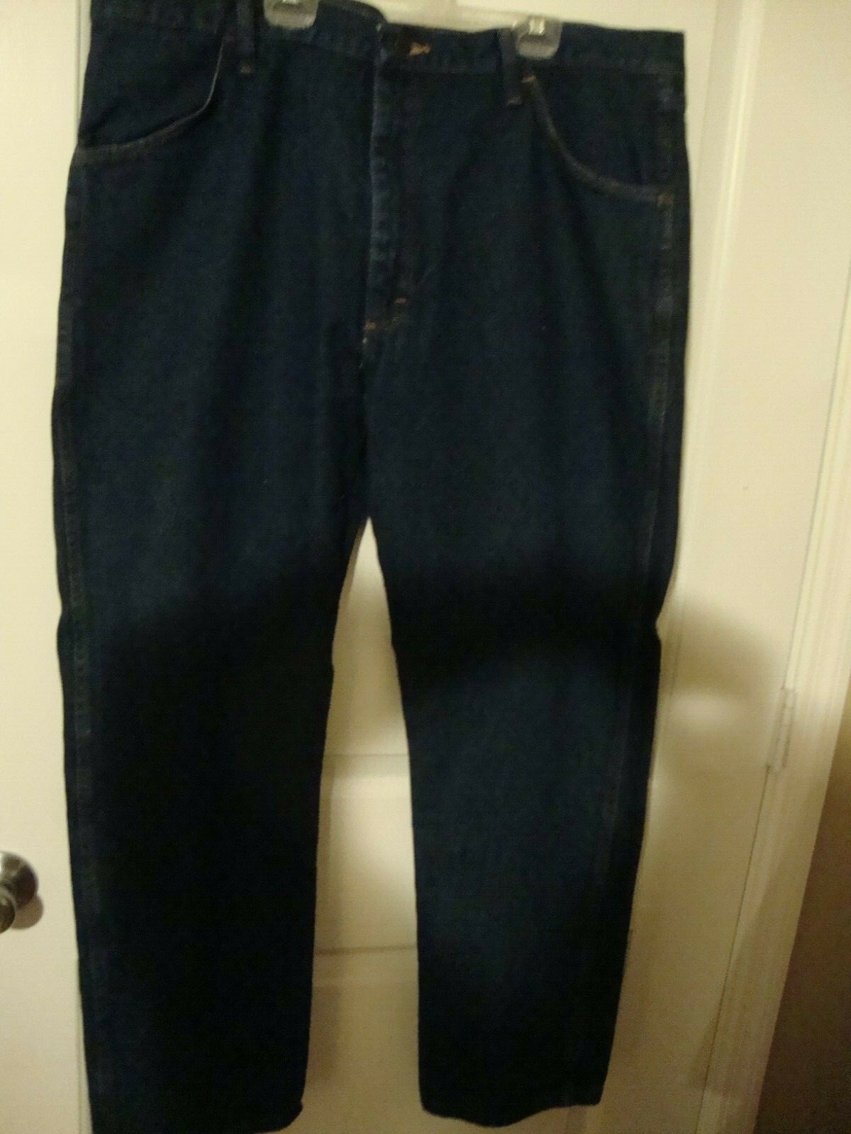 Men's RUSTLER Denim Blue Jeans SIZE W40" x L30" RN#130273 100% Cotton ...