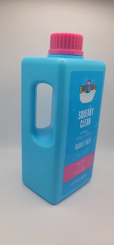Bubbles Squeaky Clean Fresh Scent Bubble Bath W/ Aloe & Vit E No Harsh ...
