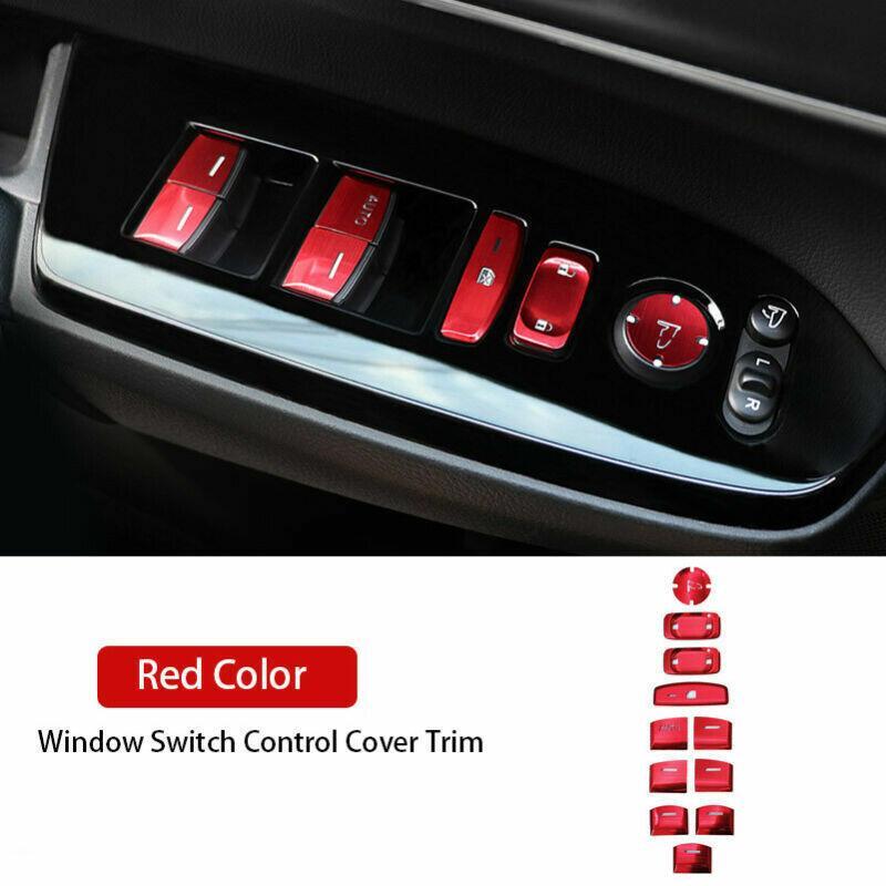 For Honda Car CRV 17-19 Aluminum 11PCS Window Switch Control Button ...