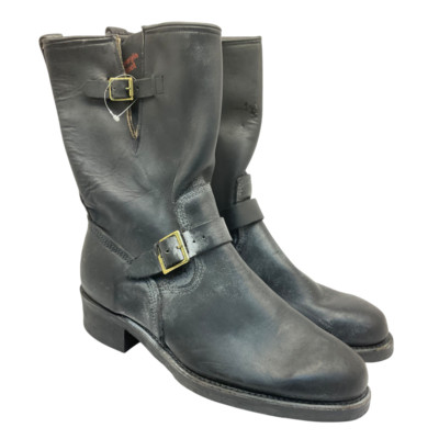 Georgia Boot Men's Tall Strap Leather Work Boots *Made In USA* Black ...