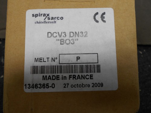 SPIRAX SARCO DCV3 DN32 DISC VALVE CHECK 1346365-0 | eBay