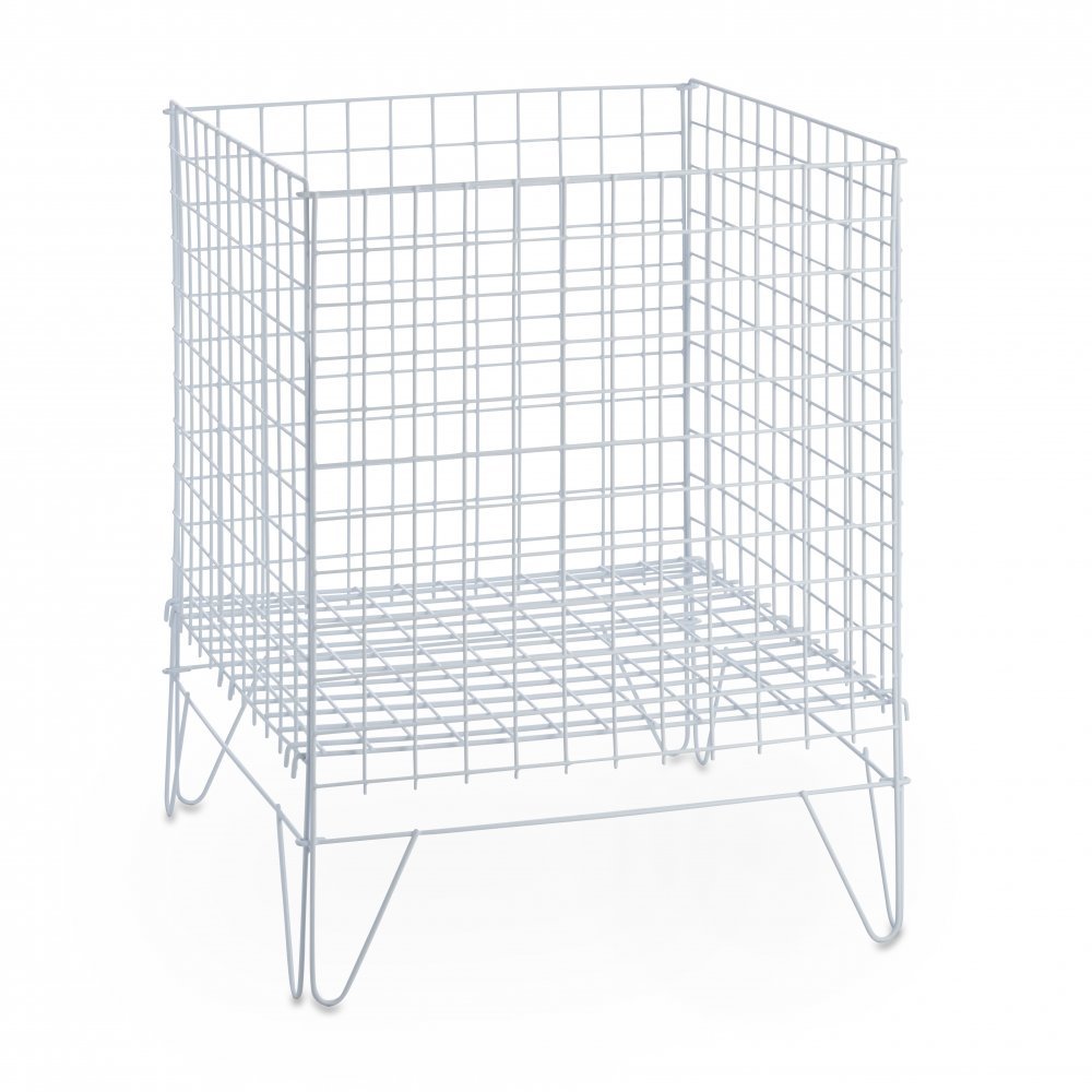 New White Square,Round Dump Bin Wire Basket Shop Display Shopfittings ...