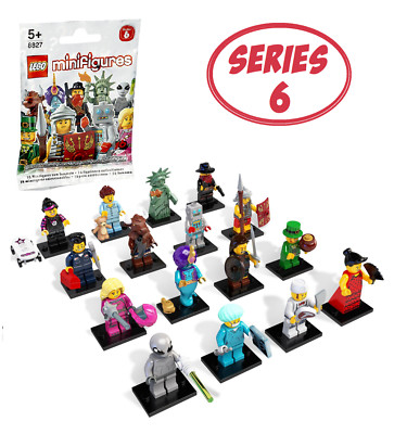 LEGO SERIES 6 Collectible Minifigures 8827 - Complete Set of 16 (SEALED ...