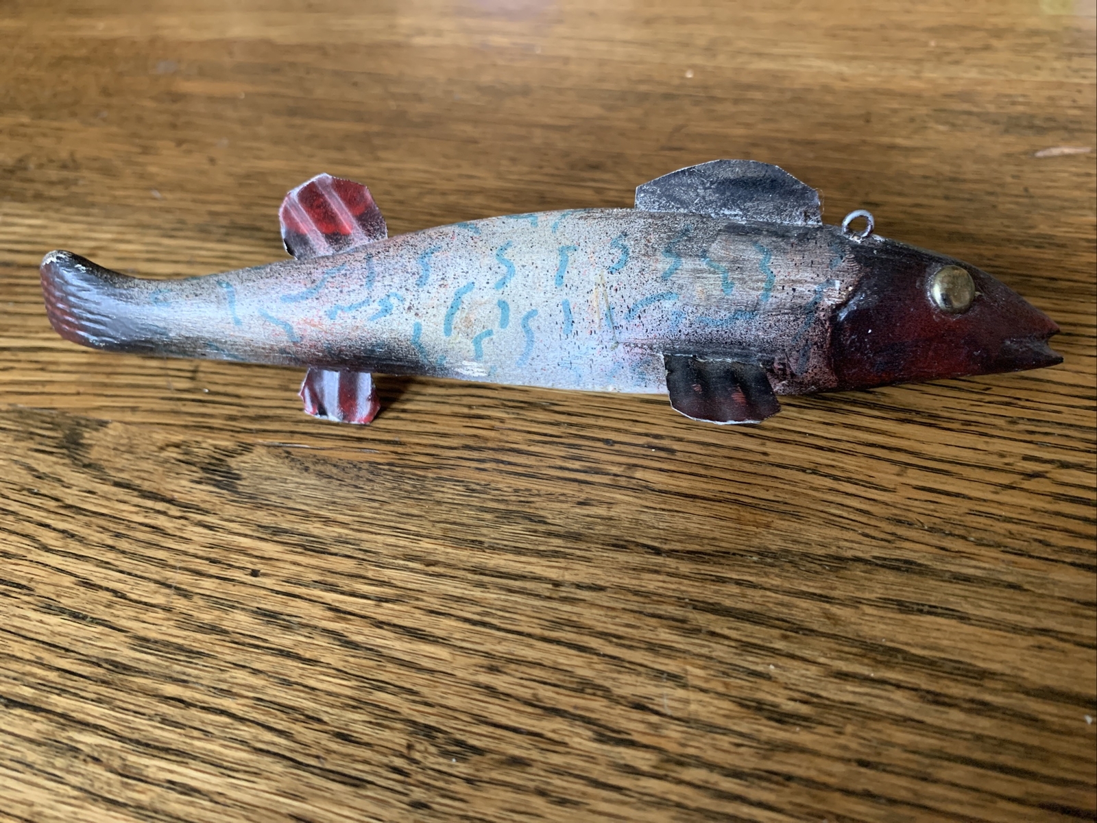 VINTAGE JERRY KIRCHNER ICE SPEARING FISHING FISH LURE DECOY ORIGINAL ...