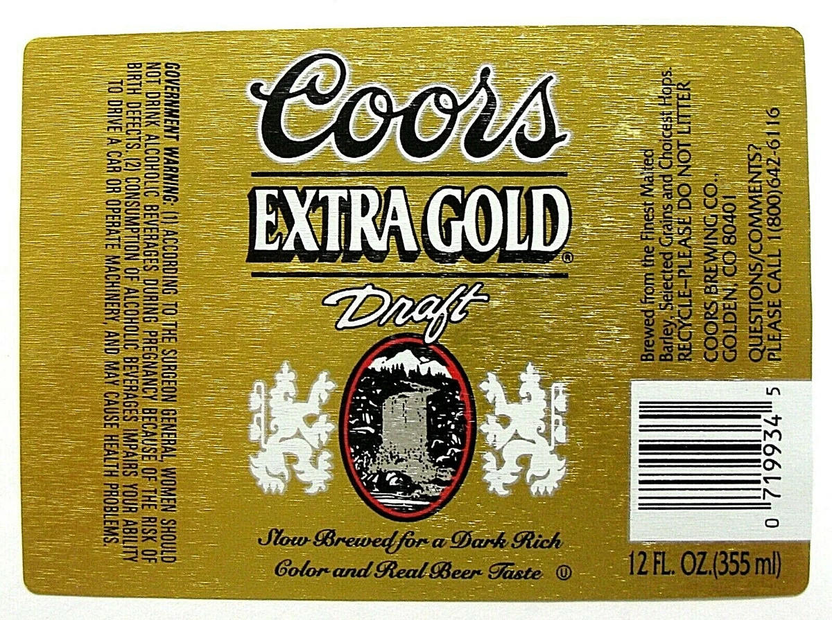 Coors Beer Labels Now