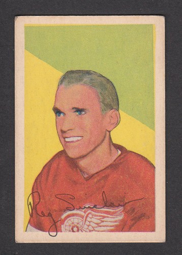 Reg Sinclair Detroit Red Wings 1952-53 Parkhurst Hockey Card #104 EX+ ...