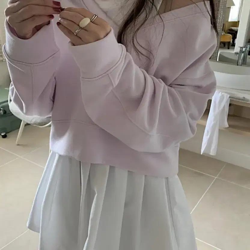 Pretty Young Thing New V-Neck Crewneck Sweatshirt Lilac | eBay