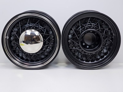 Set Of 2 Roadster Wire Wheels 15x6 Wheel Rim Set 5x4.5 / 4.75 Pattern ...
