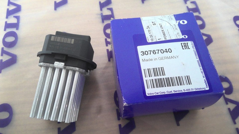 VOLVO HEATER BLOWER MOTOR RESISTOR 30767040 | eBay UK