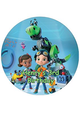 Edible Cake PRECUT edible topper image RUSTY RIVETS - Highest ...