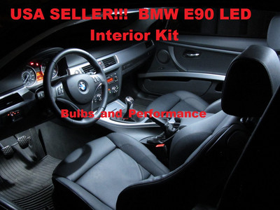 14x BMW 3 Series E90 White LED Interior lighting kit 328i / xi 330i ...