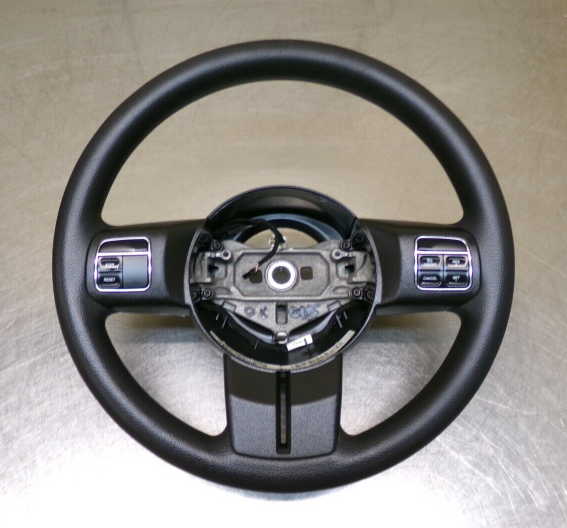 2011 - 2017 Jeep Wrangler JK Charcoal Gray Steering Wheel OEM 11-17 | eBay