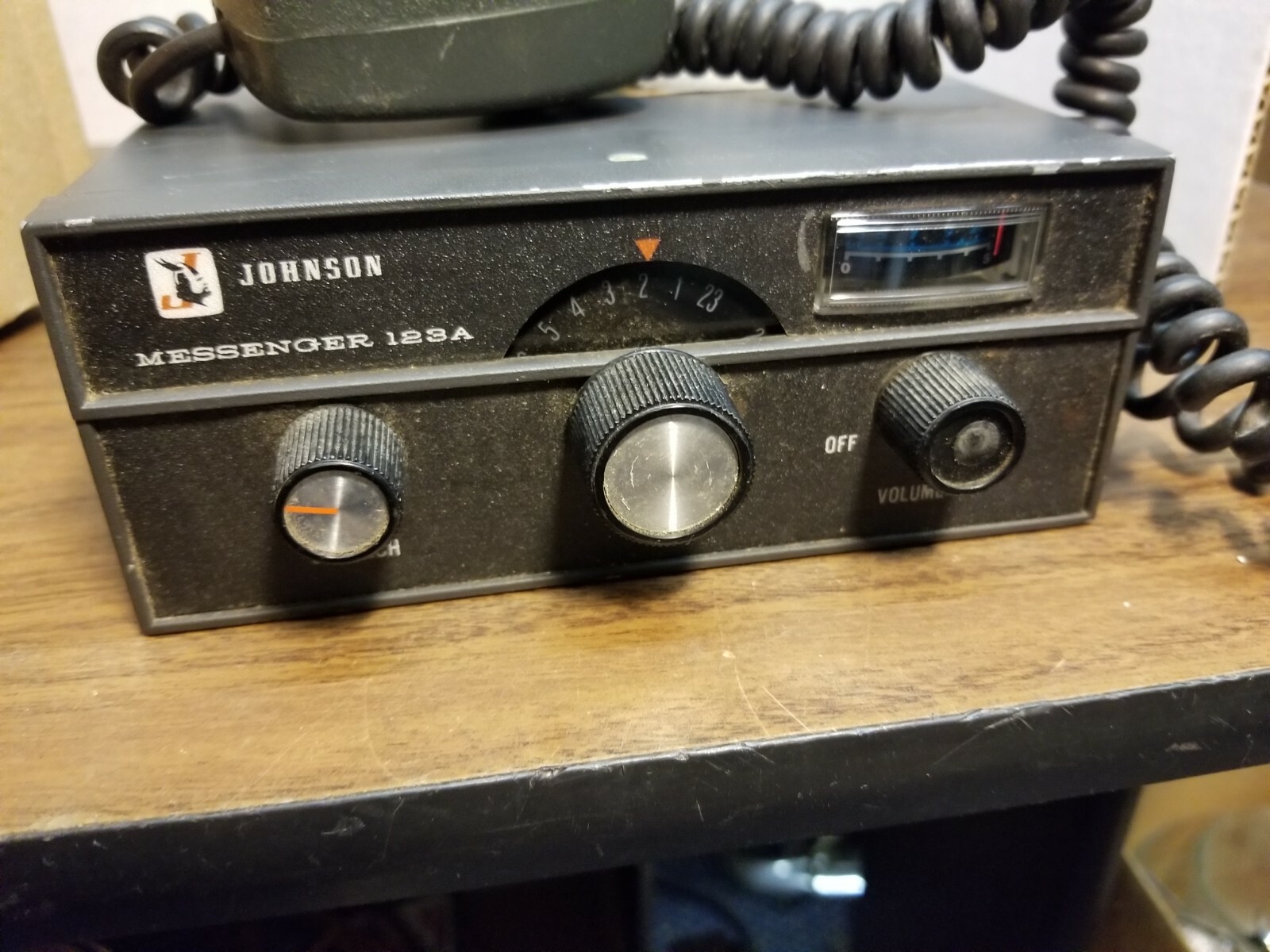 Johnson Messenger 123A 23 Channel CB Radio USA Vintage untested PARTS ...
