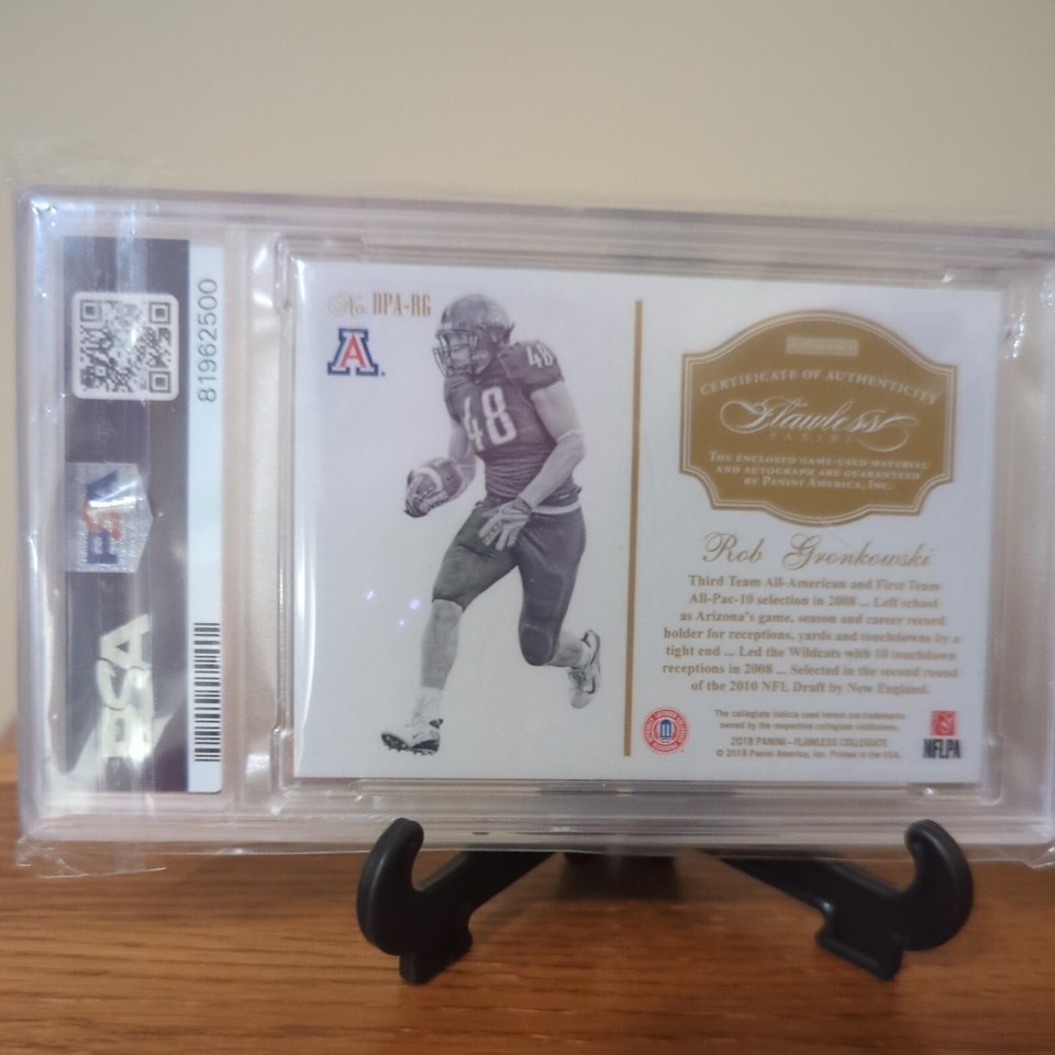 rob gronkowski in card auto patch /15 | eBay