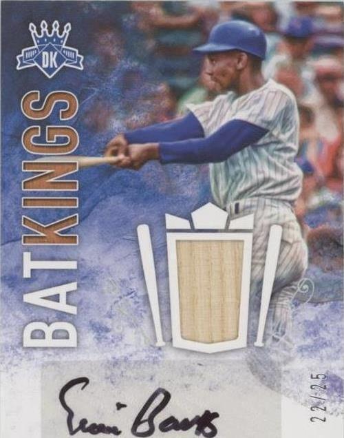 2017 Panini Diamond Kings - Bat Kings Signatures Ernie Banks #BKS-EB ...