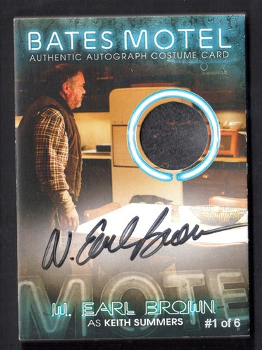 BATES MOTEL Breygent 2015 PARALLEL AUTOGRAPH COSTUME CARD #BC14 W EARL ...