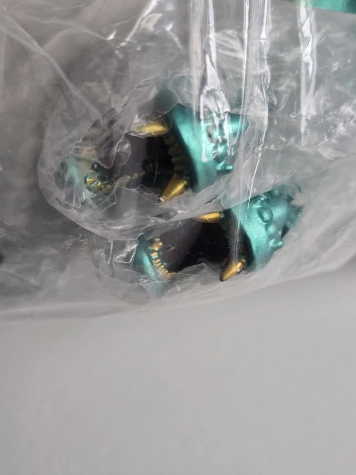GIGABRAIN Godzilla KING GHIDORAH Open Mouths Rare Green & Gold 17 ...
