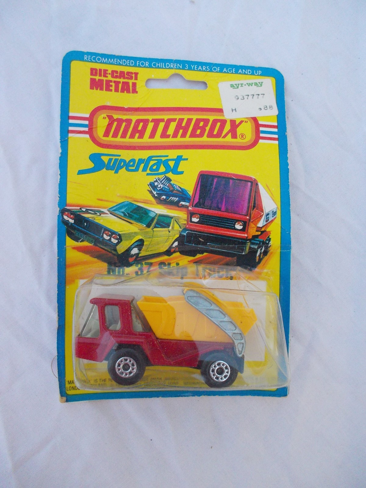 Vintage Matchbox skip Truck New in Pack #37 1976 Lesney Corporation | eBay