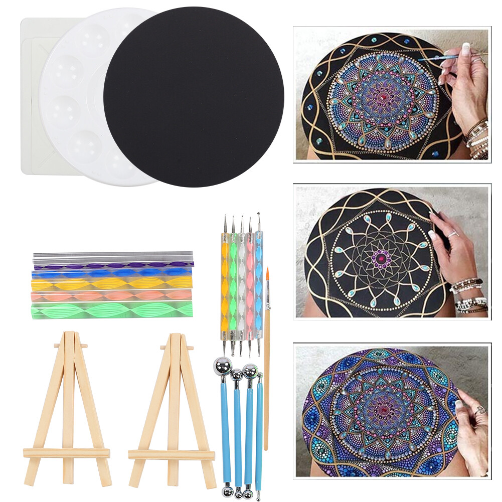 31Pcs Mandala Dotting Stippling Tools For Rock Painting Kit Pen Paint ...