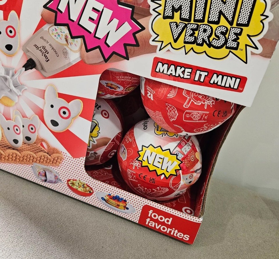 MGA Miniverse-Make It Mini Target Food Favorites- Complete Display Case ...