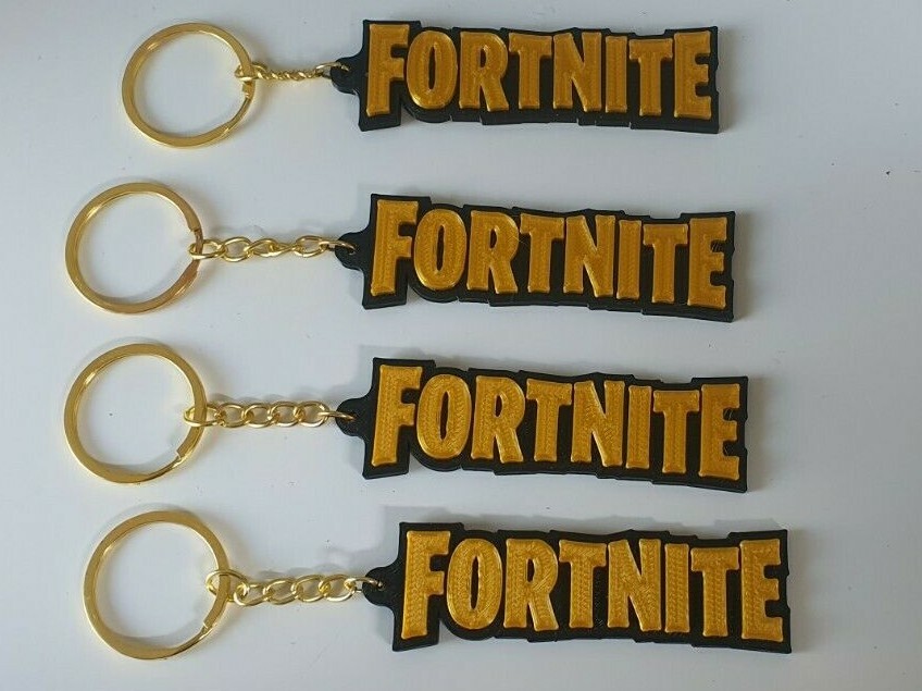 Fortnite and Roblox Keyring / Keychain / Bag Tag / Stocking filler ...