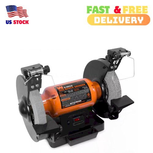WEN 8 in. 4.8 Amp Single Speed Bench Grinder with LED Work Lights | eBay