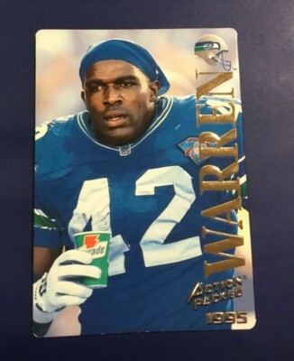 1995 Action Packed # 32 CHRIS WARREN Seattle Seahawks Nice Look ! | eBay