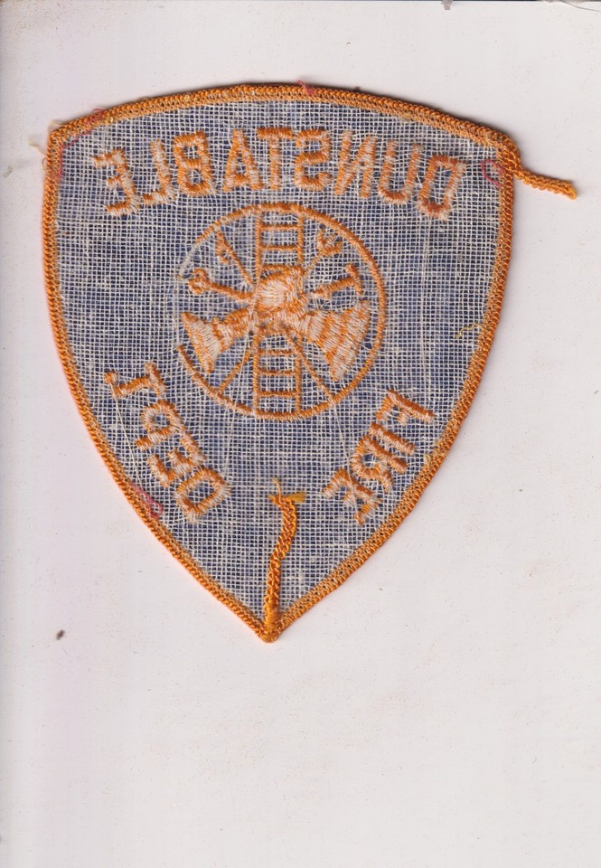 Vtge Obsolete Fireman's Patch.. Dunstable, Massachusetts Fire Dept. | eBay