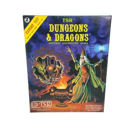 Vintage 1980 TSR D&D Dungeons And Dragons Expert Box Set 1012 Appears ...