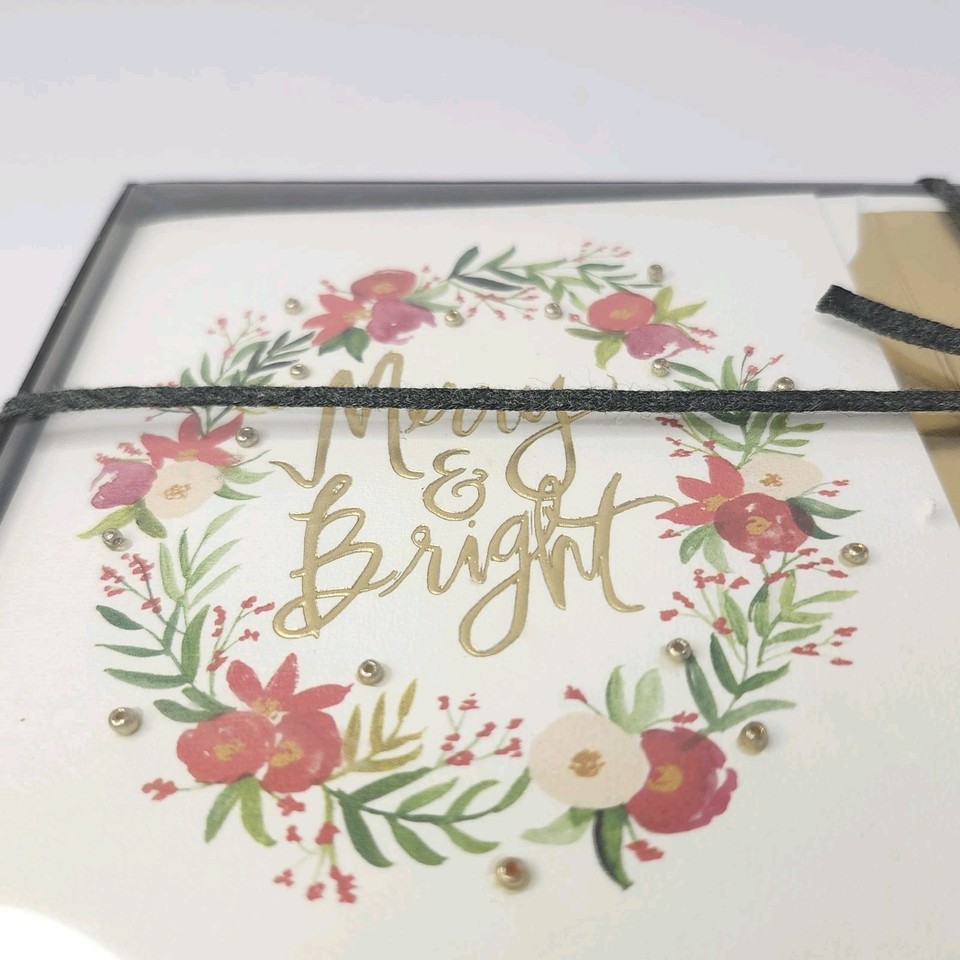 Hallmark "Merry & Bright" Signature Christmas Cards with Envelopes 8 ...