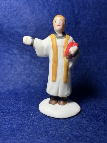 Vintage Lemax Christmas Village Miniature Figurine Priest | eBay