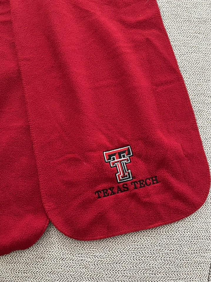 Texas Tech Fleece Scarf Red 78" Long | eBay