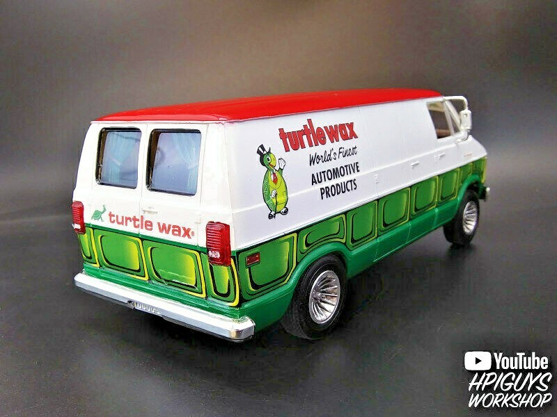 MPC Brand New 1982 Dodge Van Custom Turtle Wax 1:25 scale model car kit ...