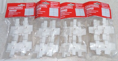 Craftsman VersaTrack Plastic Multipurpose Trackwall Joiner Lot of 4 ...
