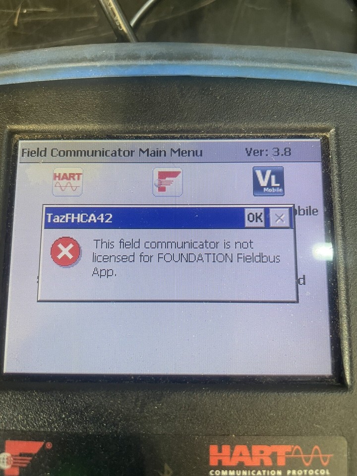 Emerson HART 475 Field Communicator 3.8 w/ HART Graphics Bluetooth ...