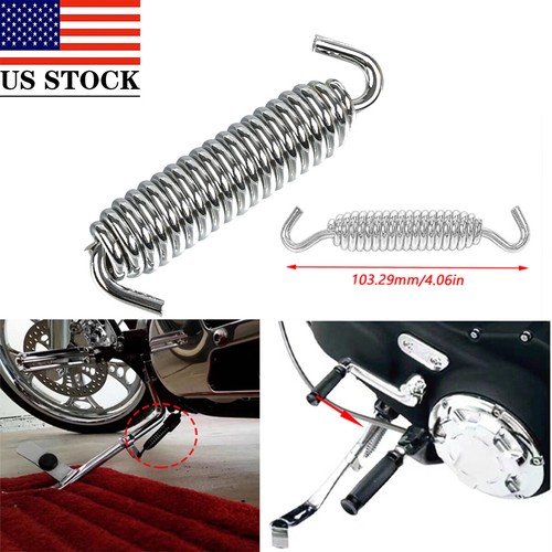 3.7" Chrome Kickstand Spring for Harley Touring Sportster Softail ...