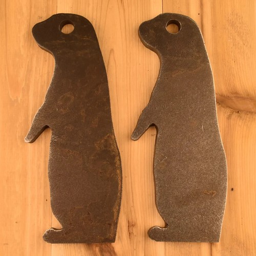 1/2" AR500 Steel Shooting Targets 4”x11” Prairie Dog SET OF TWO | eBay