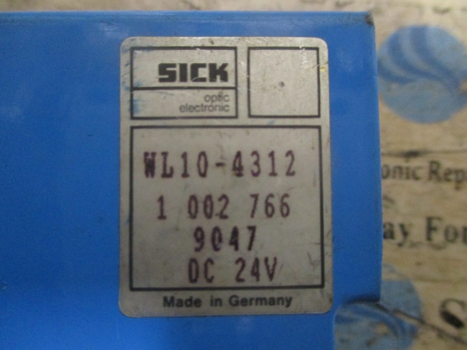 Sick WL10-4312 Photoelectric Sensor 24VDC Sick optic Photo Sensor ...