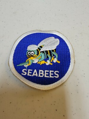 K1298 WW 2 US Navy Seabees pocket patch Sea bees CB IR34E | eBay