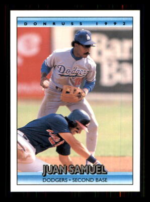 1992 BASEBALL 1992 Donruss Juan Samuel Los Angeles Dodgers #105 1 | eBay