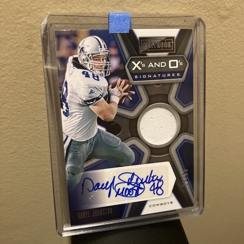 2019 Panini Playbook - X's and O's Signatures Daryl Johnston #XO-DJ /99 ...
