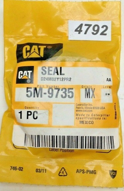 Caterpillar (cat) 5m-9735 or 5M9735 Lip Seal for sale online | eBay