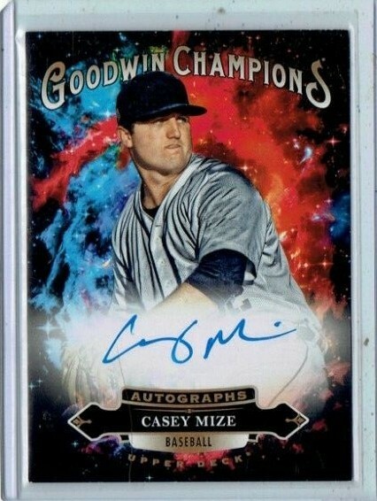 Casey Mize 2020 Upper Deck Goodwin Champions SOC Auto/Autograph Card ...