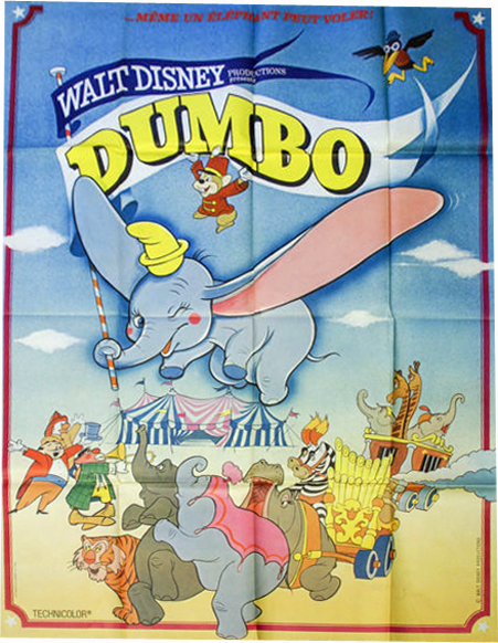 Affiche De Dumbo 1941 Dumbo (1941) Poster US 397*639px