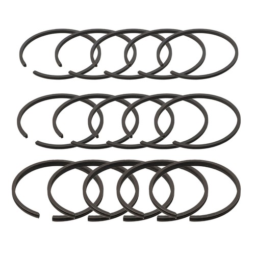 For 48mm Air Compressor Piston Ring Replacement 15pcs Gas and Oil Rings ...