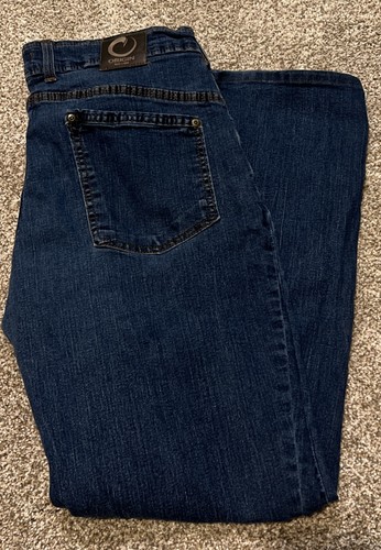 Origin USA Jeans Mens 34 Blue D68 Stretch Straight Leg Made Inseam 30 ...