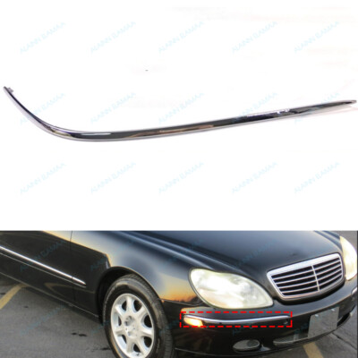 Right Front Bumper Chrome Molding Trim For Mercedes Benz S W220 1999 ...