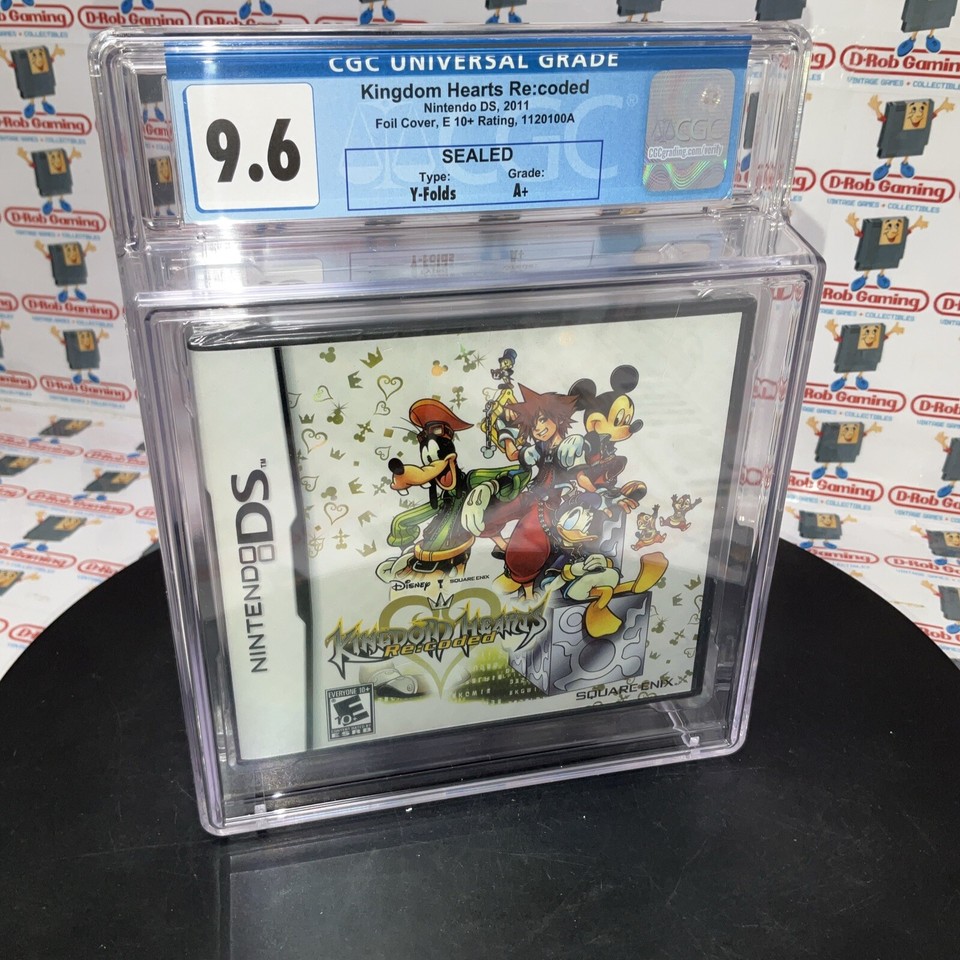 Kingdom Hearts Recoded Re:coded New Sealed VGA WATA CGC Nintendo DS ...