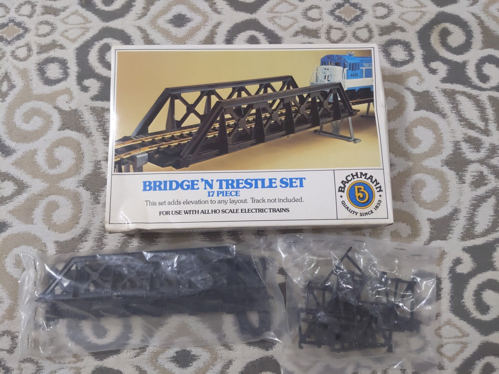 HO Scale Bachmann 46-1225 Bridge 'N Trestle Set 17 Piece | eBay