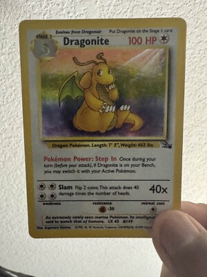Dragonite 4/62 Base set Holo | eBay